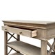 Hoxton Console Table Small - Weathered Oak | Hamptons