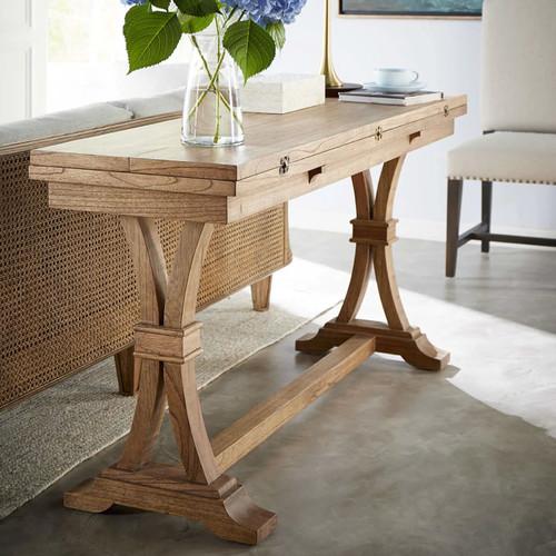 Archer Mahogany Folding Top Sofa Table