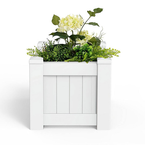 Hamptons Planter Box Small - White | Hamptons Style Decor