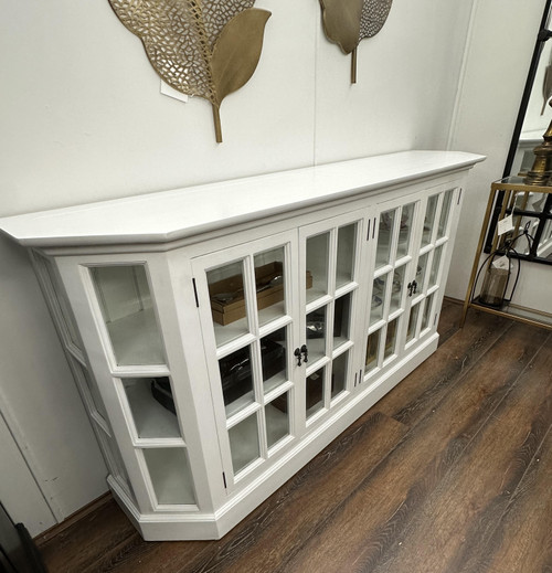Cape Cod Narrow Media Console - True White