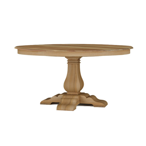 Trestle 150Cm Round Dining Table Without Groove - Fruit Wood