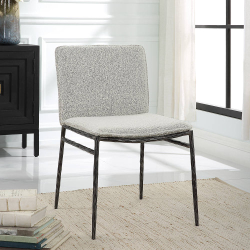 Jacobsen Gray Dining Chair | Mid-Century Style Accent Chair