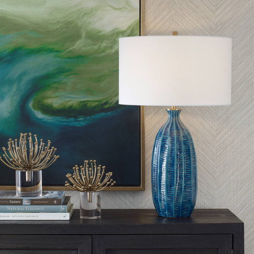 Bixby Blue Table Lamp | Coastal Style Table Lamp