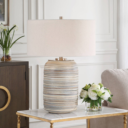 Prospect Ceramic Large Table Lamp | Contemporary Style Table Lamp