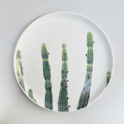 Cactus Ceramic Plate 30cm - HOMEWARES: Dinnerware