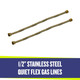 American Fire Products Standard Capacity Flex Line Kit - Natural Gas ...