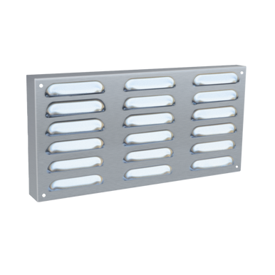 TrueFlame 12-Inch x 6-Inch Stainless Steel Masonry Mount Island Vent ...