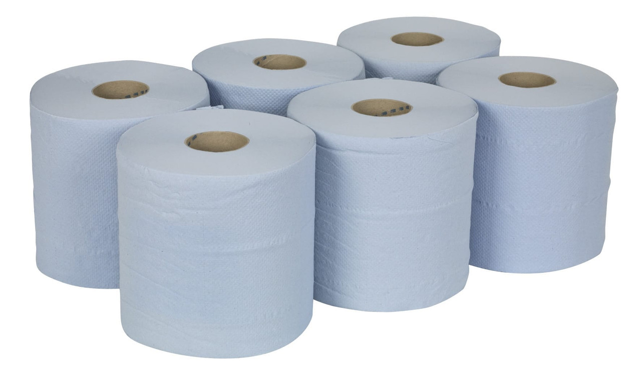 Blue Roll 2 Ply 6Pk Centre Feed Rolls | ToolForce