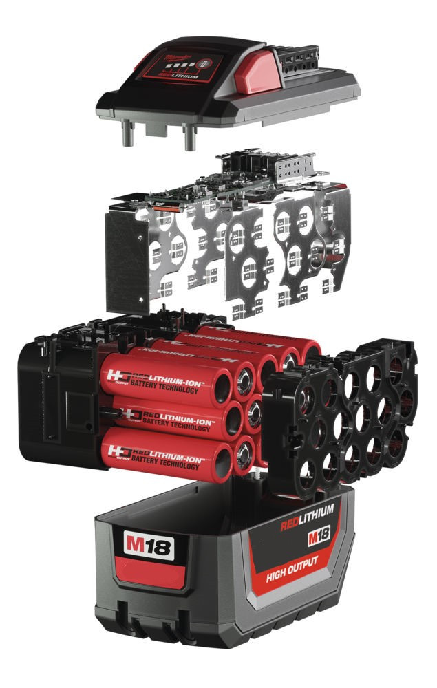 MILWAUKEE M18 5.5 Ah HIGH OUTPUT BATTERY PACK | ToolForce