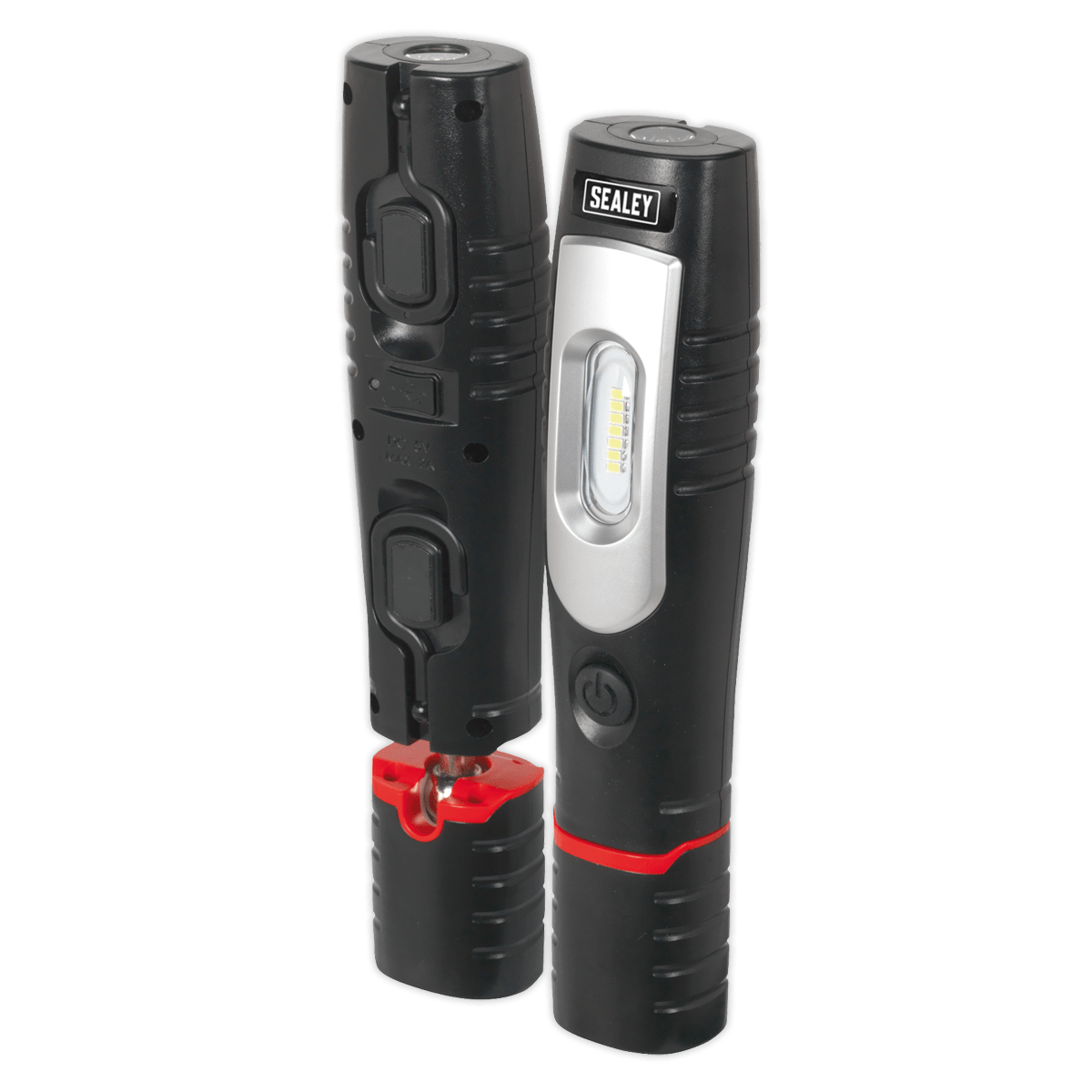 Sealey Rechargeable 360° Inspection Light 7 SMD & 3W SMD LED Black ...