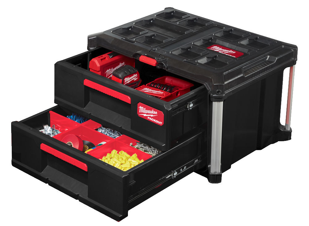 Milwaukee 2 Drawer Packout Tool Box 4932472129 | Toolforce