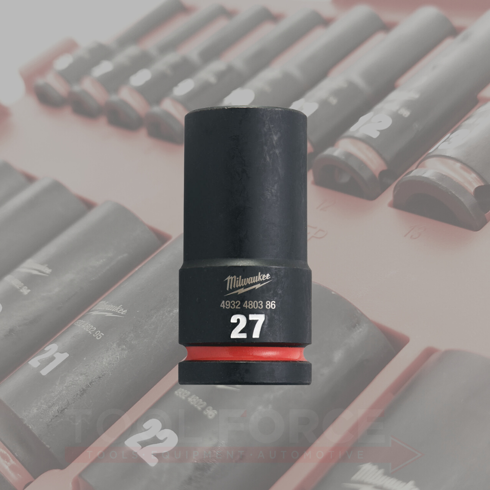 Milwaukee 27mm 3/4" Deep Impact Socket 4932480386 | Toolforce