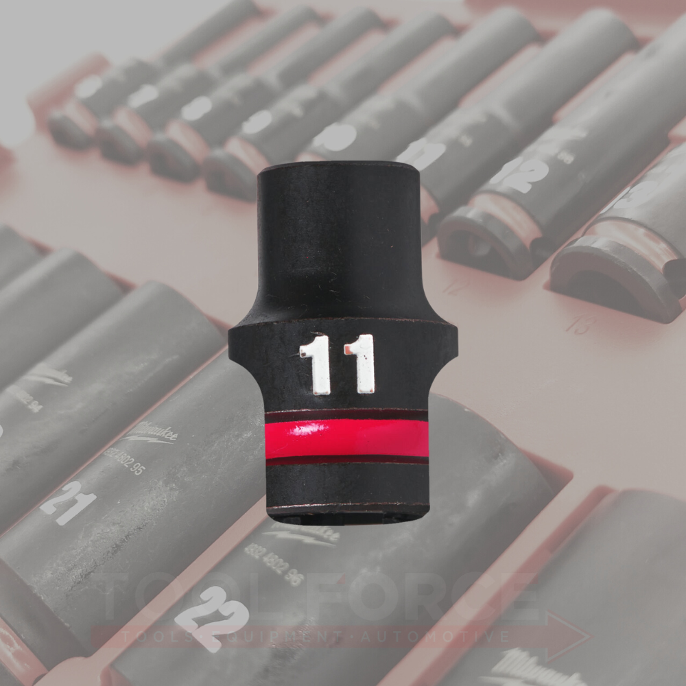 Milwaukee 11mm 1/2" Shockwave Impact Duty Standard Impact Socket ...
