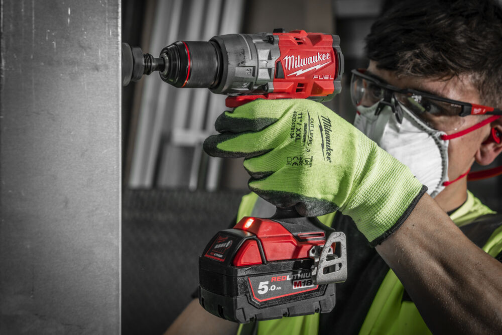 Milwaukee M18 Gen 4 Fuel Percussion Drill Kit M18FPD3-502X | Toolforce