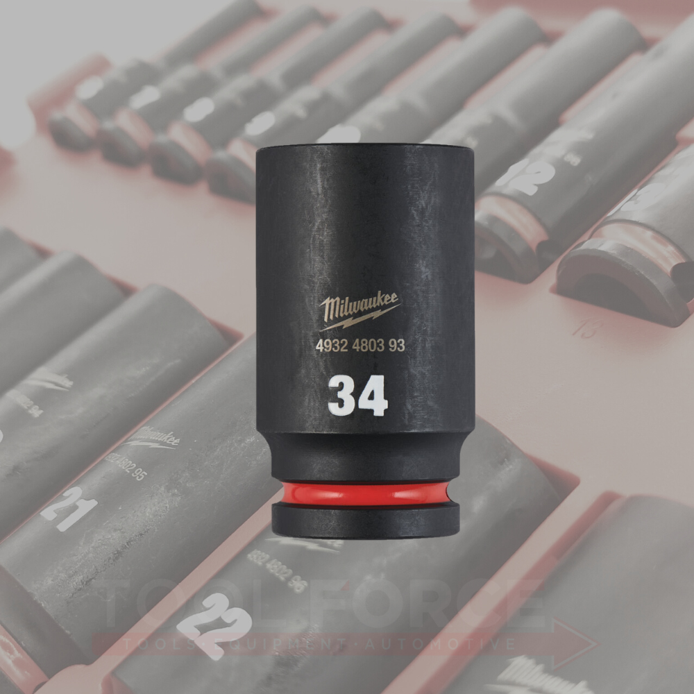 Milwaukee 34mm 3/4" Deep Impact Socket 4932480393 | Toolforce.ie
