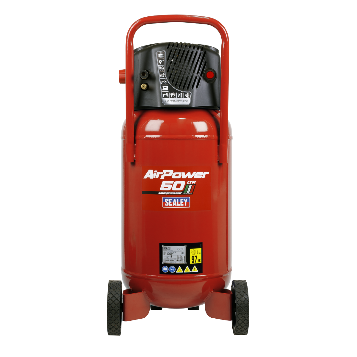 Sealey 50L Oil-Free Belt Drive Compressor 2hp SAC05020 | Toolforce.ie
