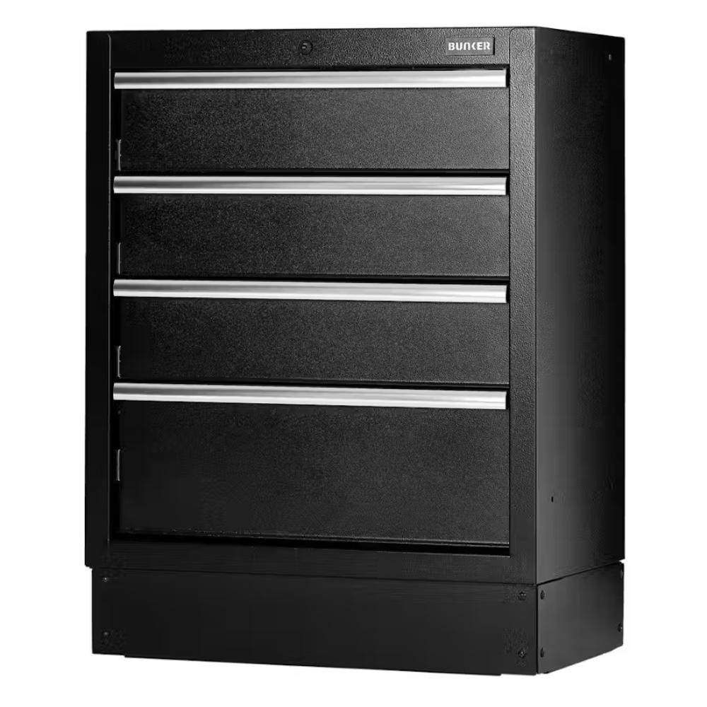 Bunker Modular Floor Cabinet, 4 Drawer, 680mm 23746 | Toolforce