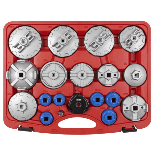 Sealey Oil Filter Cap Wrench Set 19pc VS7013 | Toolforce
