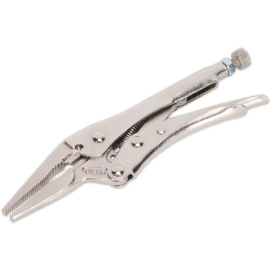 Sealey 170mm Long Nose Locking Pliers / Vise Grips | ToolForce