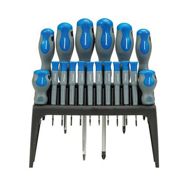 Silverline Soft-Grip Screwdriver Set 18pce 633940 | ToolForce