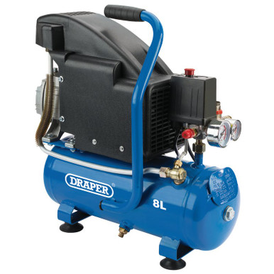 Draper Air Compressor, 8L, 0.75kW 24975 | Toolforce