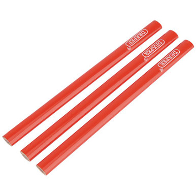Draper Carpenter's Pencils, 174mm (Pack of 3) 34180 | Toolforce