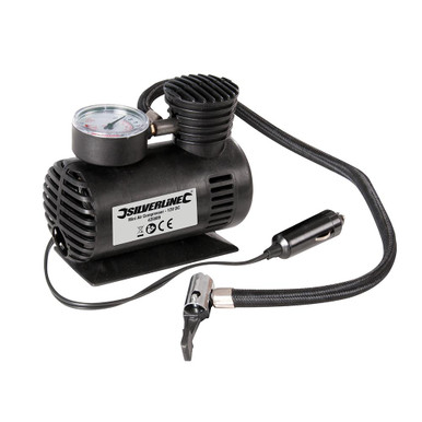 Silverline Mini Air Compressor 12v DC 425689 | Toolforce