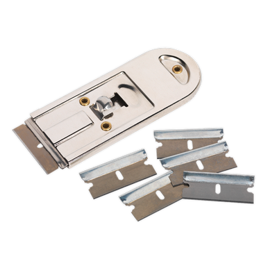 Sealey Retracting Razor Scraper with Blades | ToolForce