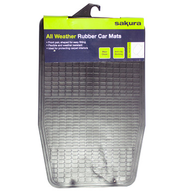 Sakura All Weather Universal Car Mats - Front Pair SS3349 | toolforce.ie
