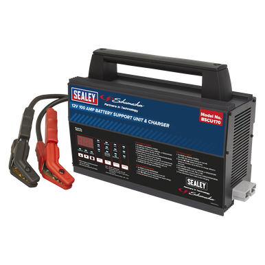 Sealey 100A 12V Automatic Smart Battery Support Unit & Charger BSCU170 ...