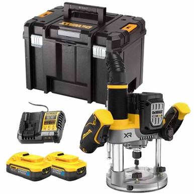 DeWalt DCW620H2-GB 18v XR Brushless 1/2" Plunge Router Kit | Toolforce ...