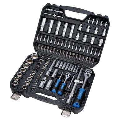 Draper 110 Piece Socket Set Metric 1/4" & 1/2" 24230 | Toolforce