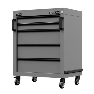 Sealey Superline PRO Black Edition Modular Mobile Cabinet 5 Drawer ...