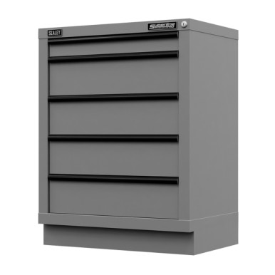 Sealey Superline PRO Modular Cabinet 5 Drawer 680mm APMS35BE | Toolforce