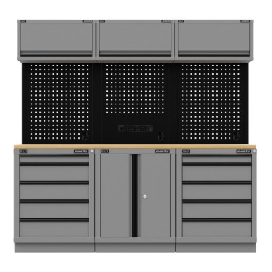 Sealey Superline PRO Black Edition Storage System with Rubber Wood ...