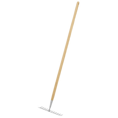 Sealey Garden Rake with Long Ash Handle & Stainless Steel Tines GTWH011 ...