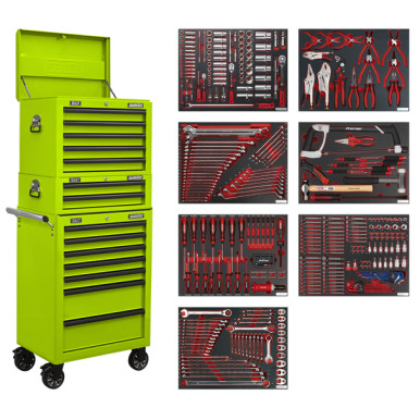Sealey Superline PRO Tool Chest Combination 14 Drawer with 446pc Tool ...
