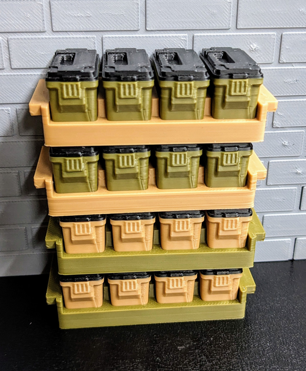 Modern Ammo Box 4-Pack with Tray