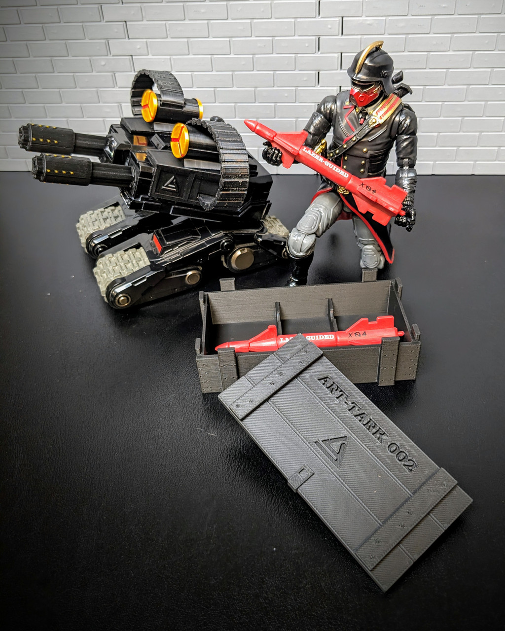 Red Atlas Creations | Gatling Pew Conversion for Scrap Iron Drone