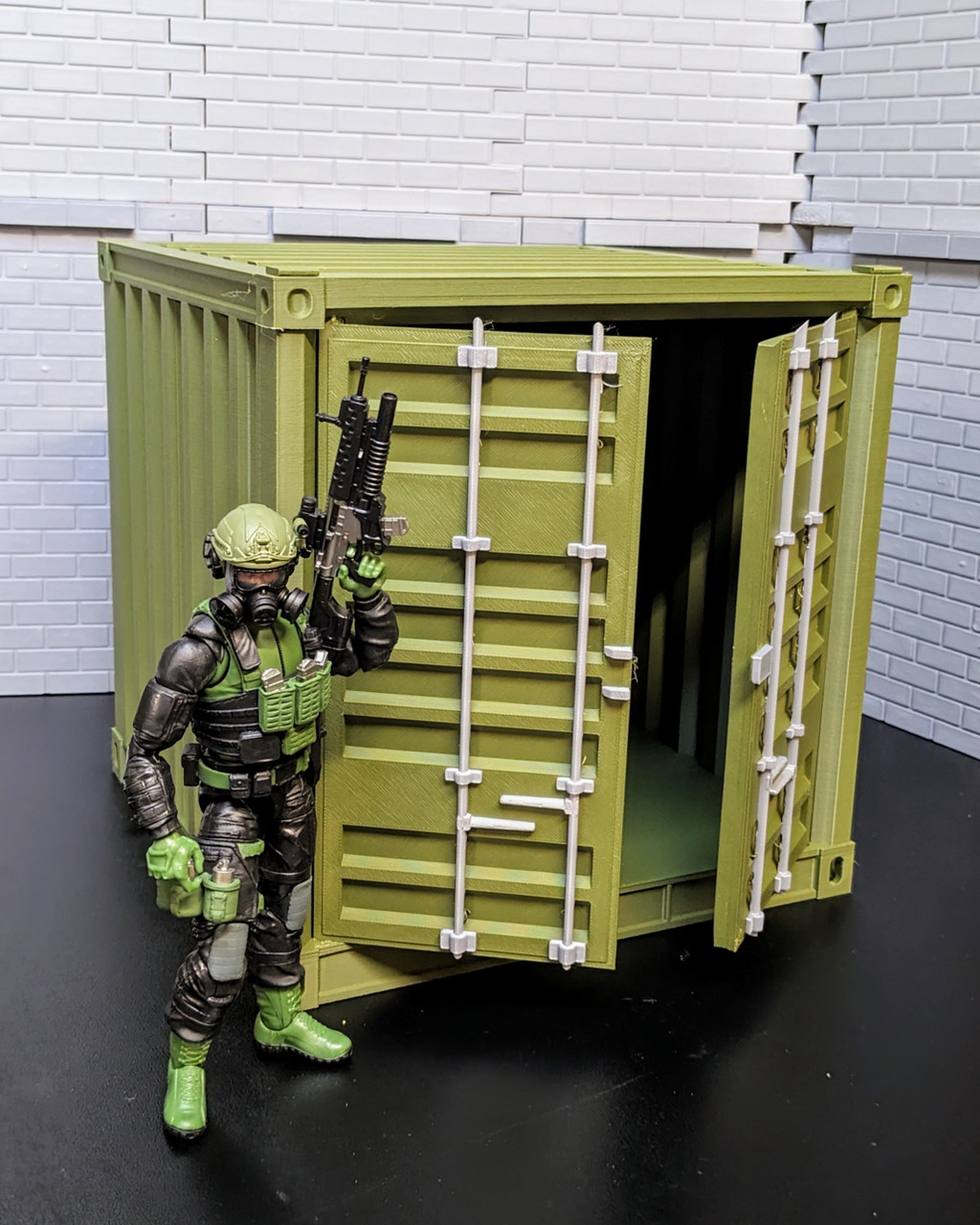 Red Atlas Creations | 3.5Shipping Container Half-Size