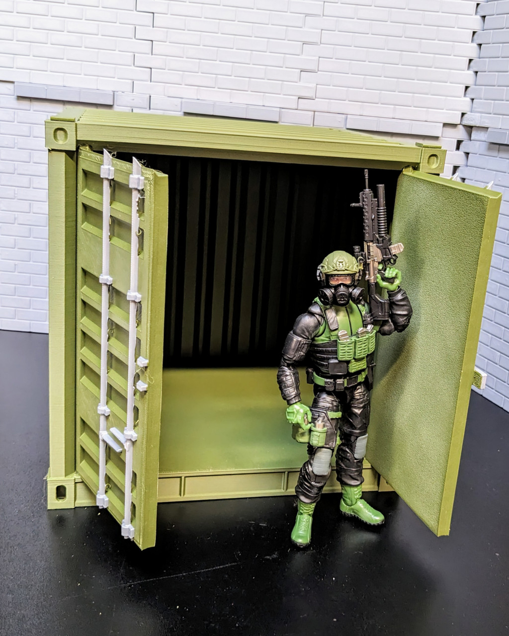 Red Atlas Creations | 3.5Shipping Container Half-Size