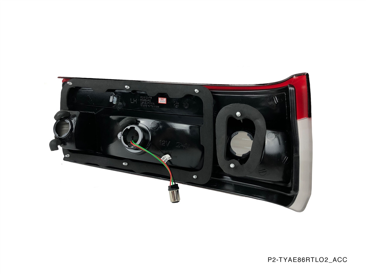 P2M TOYOTA AE86 GTS COROLLA CRYSTAL REAR TAIL LIGHT KIT - LED TOYOTA ...