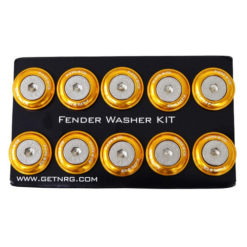 NRG Fender Washer Kit w/Rivets For Metal (Rose Gold) - Set of 10 ...