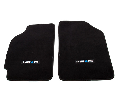 NRG Floor Mats - 88-91 Honda Civic CRX (NRG Logo) - 2pc. - Enjuku Racing