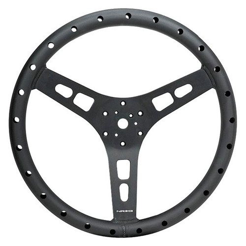 NRG Reinforced Steering Wheel 380mm Sport Full Aluminum Light Weight ...