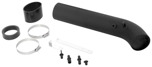Spectre Universal Intake Tube Kit 3in. - Aluminum - Black - Enjuku Racing