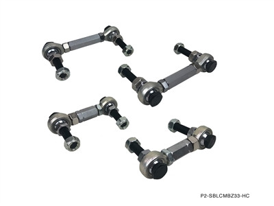 P2M Front and Rear Sway Bar End Links for Nissan 350Z Z33 - Enjuku Racing