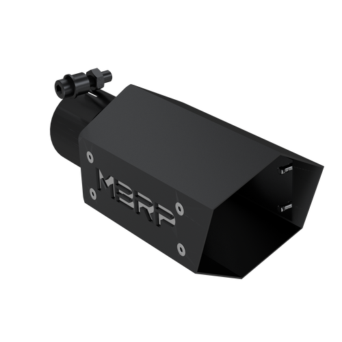 MBRP Universal 4 Inch Hexagon Shaped 2.5 Inch Inlet 10 Inch Assembled ...