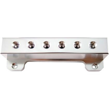 BLOX Racing Billet 6-Port Vacuum Manifold Kit - Silver - Enjuku Racing