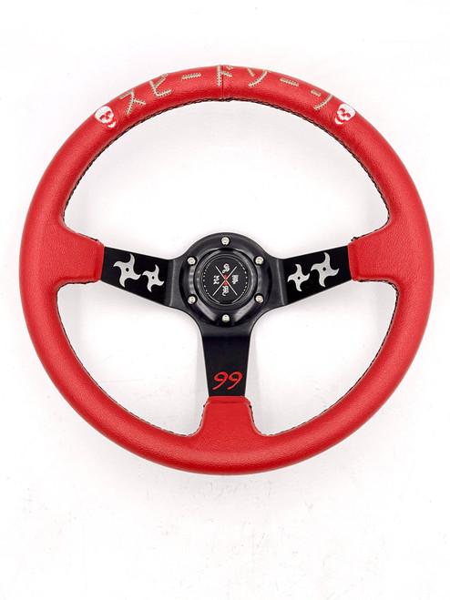 SPDZ1 The Ninja Steering Wheel (Red) - Enjuku Racing